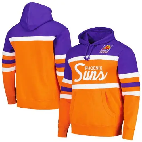 Mitchell & Ness Purple Phoenix Suns Head Coach Pullover Hoodie
