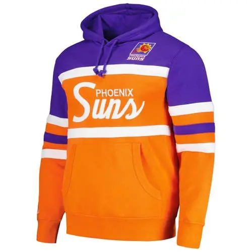 Mitchell & Ness Purple Phoenix Suns Head Coach Pullover Hoodie