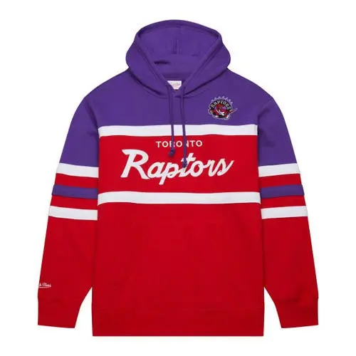 Mitchell & Ness Purple Toronto Raptors Head Coach Pullover Hoodie