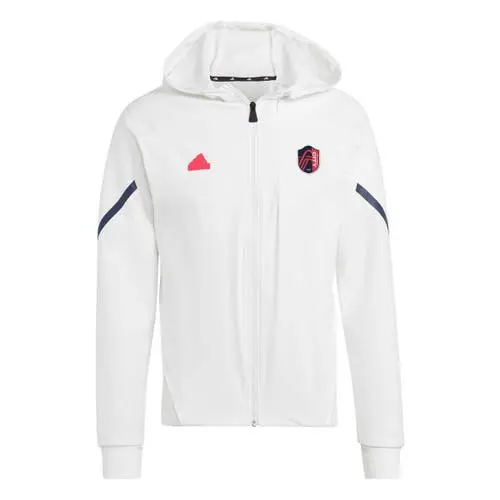 Adidas St. Louis City Sc 2024 Anthem Travel Raglan Jacket - White