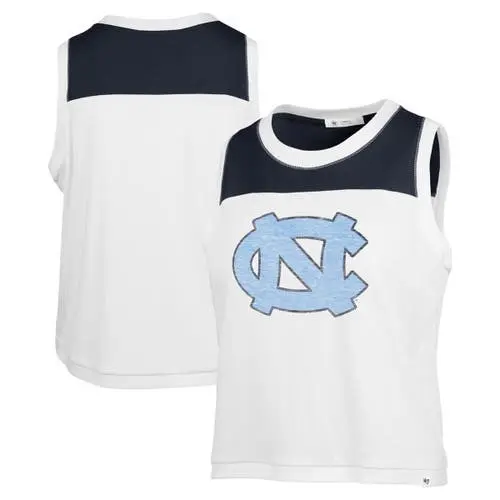 '47 North Carolina Tar Heels Premier Zoey Waist-length Tank Top - White