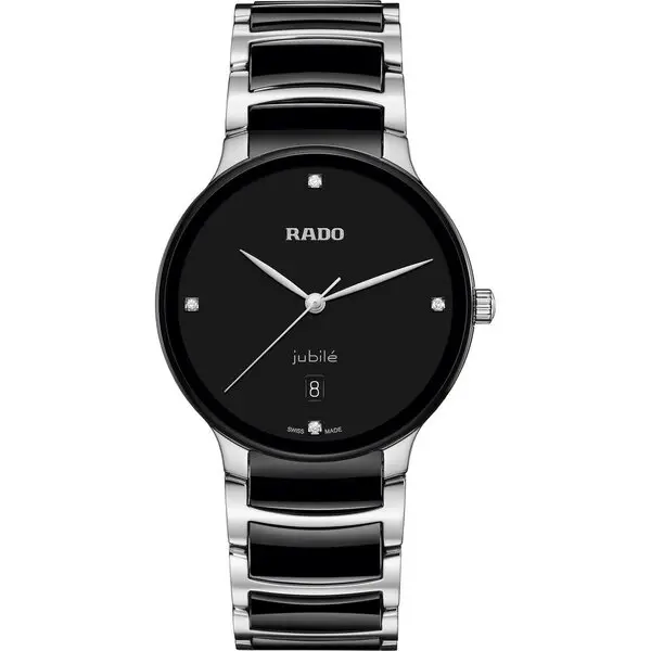 RADO Centrix Diamond Bracelet Watch - Black