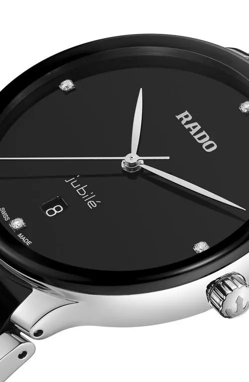 RADO Centrix Diamond Bracelet Watch - Black