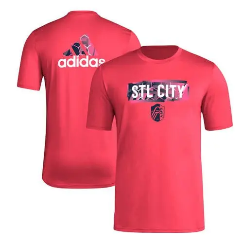 Adidas St. Louis City Sc Local Pop Aeroready T-shirt - Red