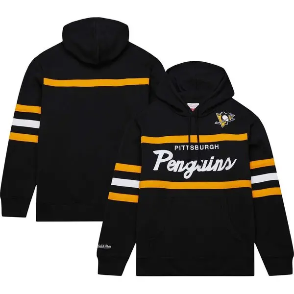 Mitchell & Ness Pittsburgh Penguins Head Coach Pullover Hoodie