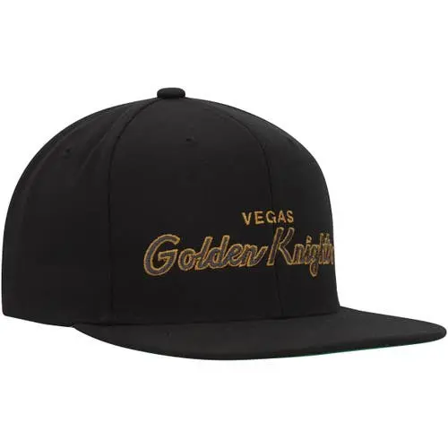 Mitchell & Ness Vegas Golden Knights Core Team Script 2.0 Snapback Hat