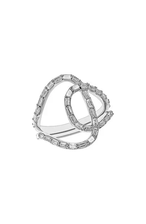 Lana Jewelry Illuminating Baguette Ring - White Gold