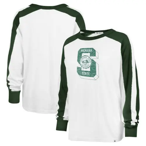 '47 Michigan State Spartans Premier Caribou Long Sleeve T-shirt - White
