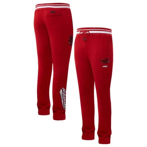 PRO STANDARD Arkansas Razorbacks Script Tail Fleece Sweatpants