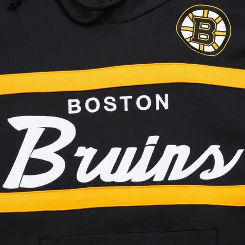 Mitchell & Ness Boston Bruins Head Coach Pullover Hoodie
