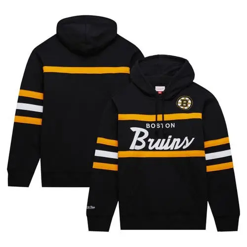Mitchell & Ness Boston Bruins Head Coach Pullover Hoodie