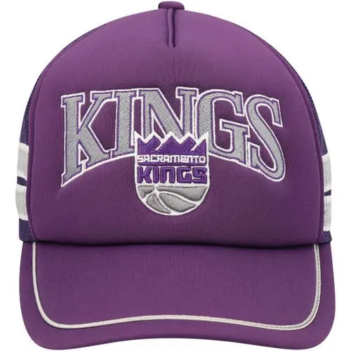 '47 Sacramento Kings Sidebrand Stripes Trucker Adjustable Hat