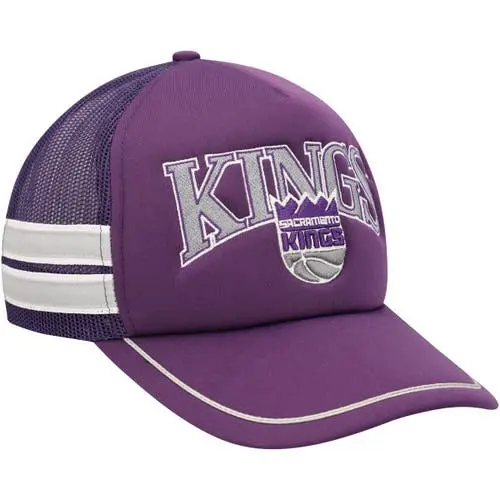 '47 Sacramento Kings Sidebrand Stripes Trucker Adjustable Hat