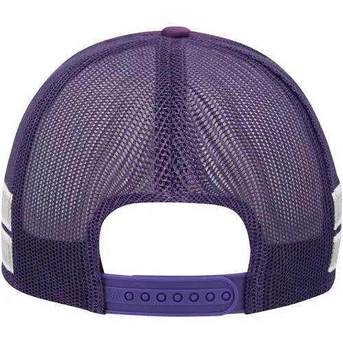 '47 Sacramento Kings Sidebrand Stripes Trucker Adjustable Hat