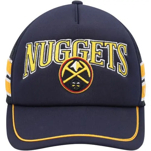 '47 Denver Nuggets Sidebrand Stripes Trucker Adjustable Hat