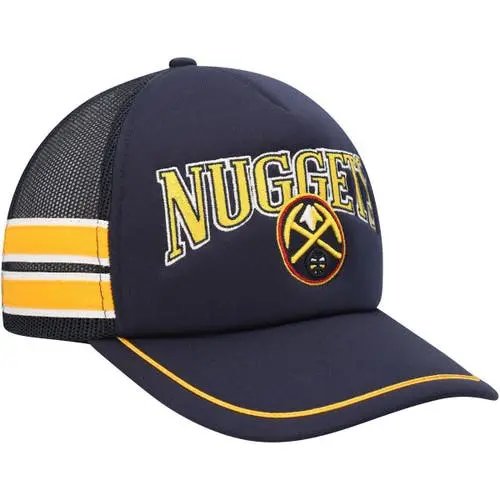 '47 Denver Nuggets Sidebrand Stripes Trucker Adjustable Hat
