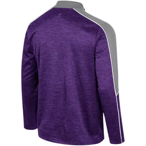 COLOSSEUM Kansas State Wildcats Marled Half-zip Jacket