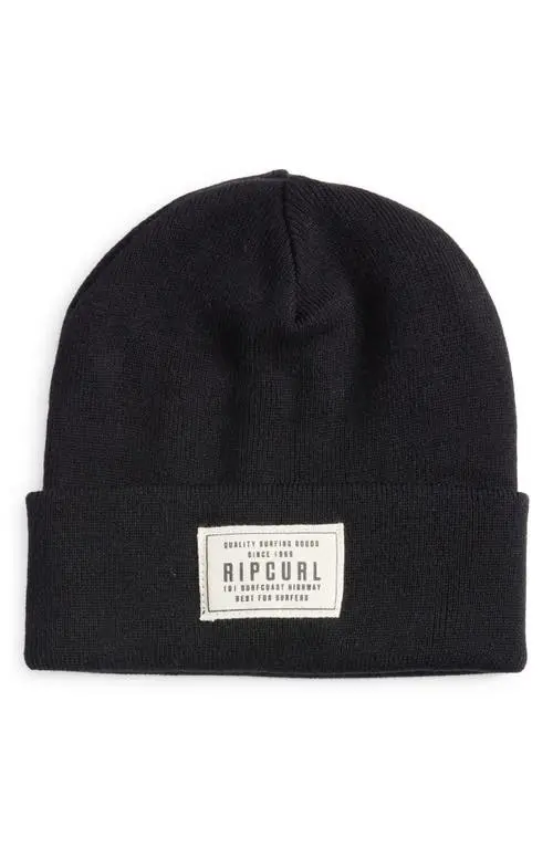 Rip Curl Premium Surf Cuff Beanie - Black