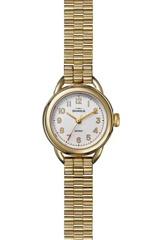 Shinola Runabout Bracelet Watch - Gold