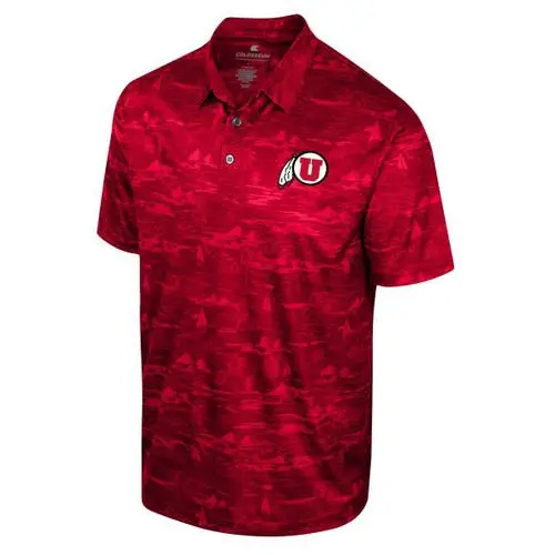 COLOSSEUM Utah Utes Daly Print Polo