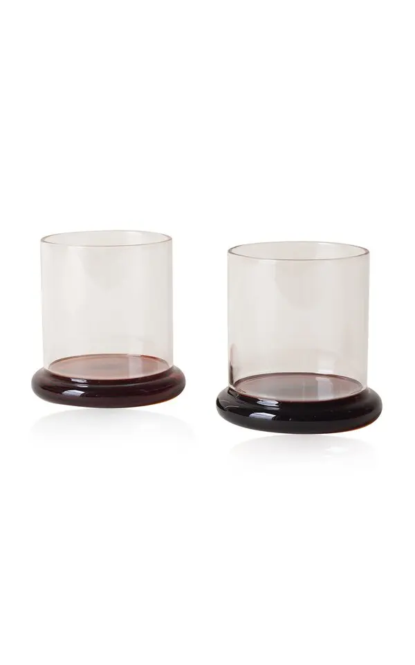 SOPHIE LOU JACOBSEN Set-of-two Fritter Glasses