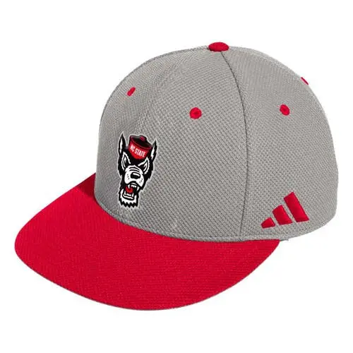 Adidas Nc State Wolfpack On-field Baseball Fitted Hat