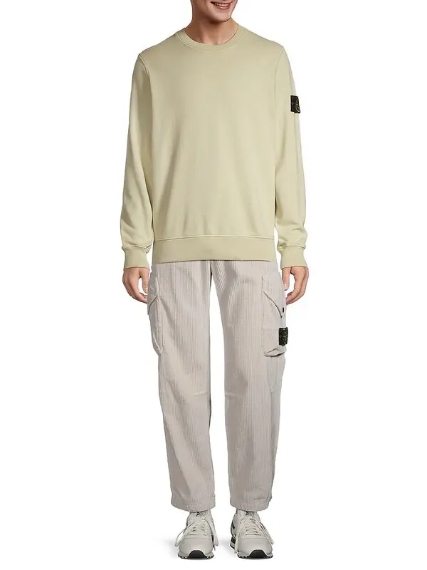 Stone Island Core Cotton Fleece Crewneck Sweater