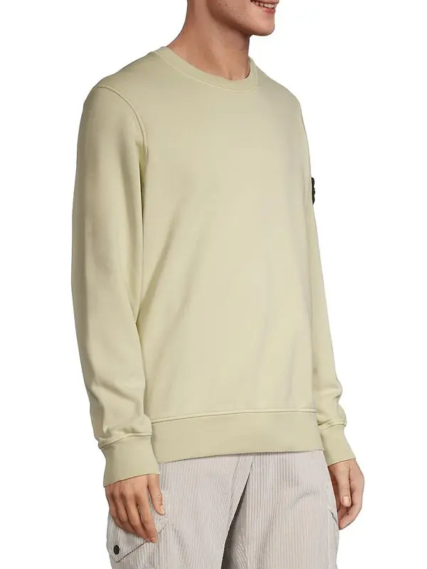 Stone Island Core Cotton Fleece Crewneck Sweater