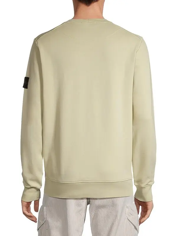 Stone Island Core Cotton Fleece Crewneck Sweater