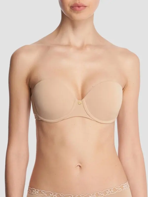 Natori Pure Luxe Strapless Bra - Cafe