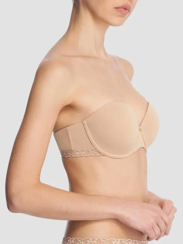 Natori Pure Luxe Strapless Bra - Cafe