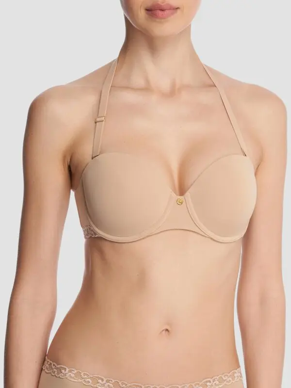 Natori Pure Luxe Strapless Bra - Cafe