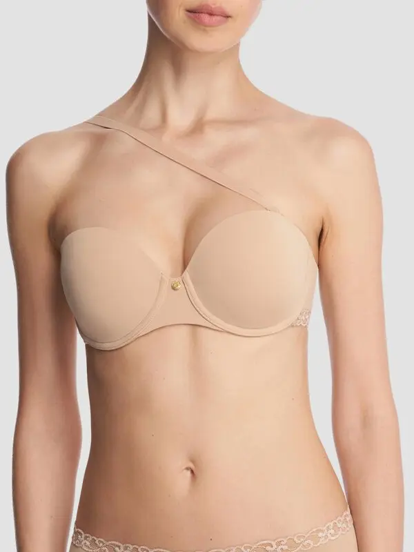 Natori Pure Luxe Strapless Bra - Cafe