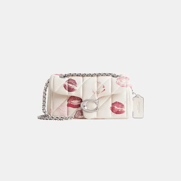 COACH Tabby Shoulder Bag 20 With Quilting And Lip Print
