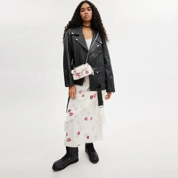 COACH Tabby Shoulder Bag 20 With Quilting And Lip Print
