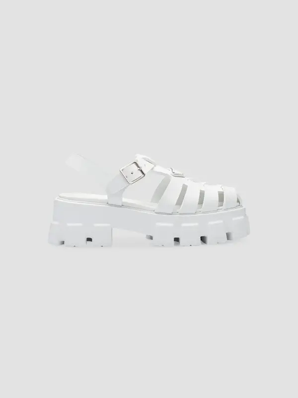 Prada Foam Rubber Sandals - White