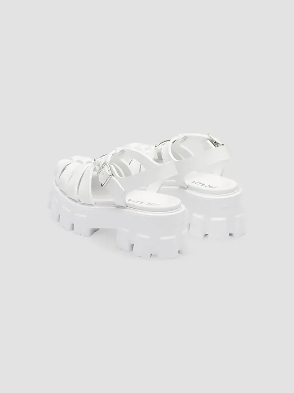 Prada Foam Rubber Sandals - White