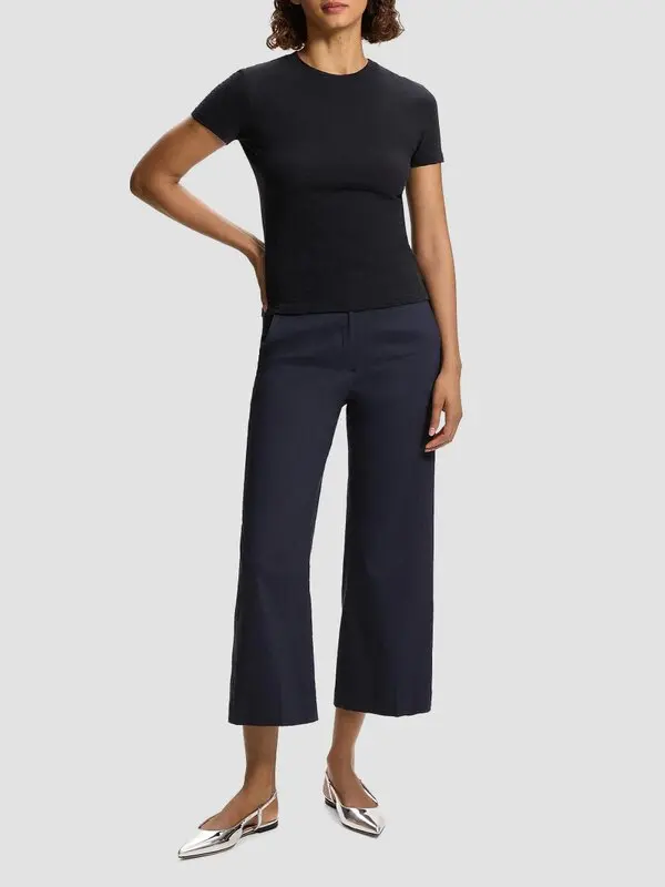Theory Tiny Tee Fitted Cotton T-shirt
