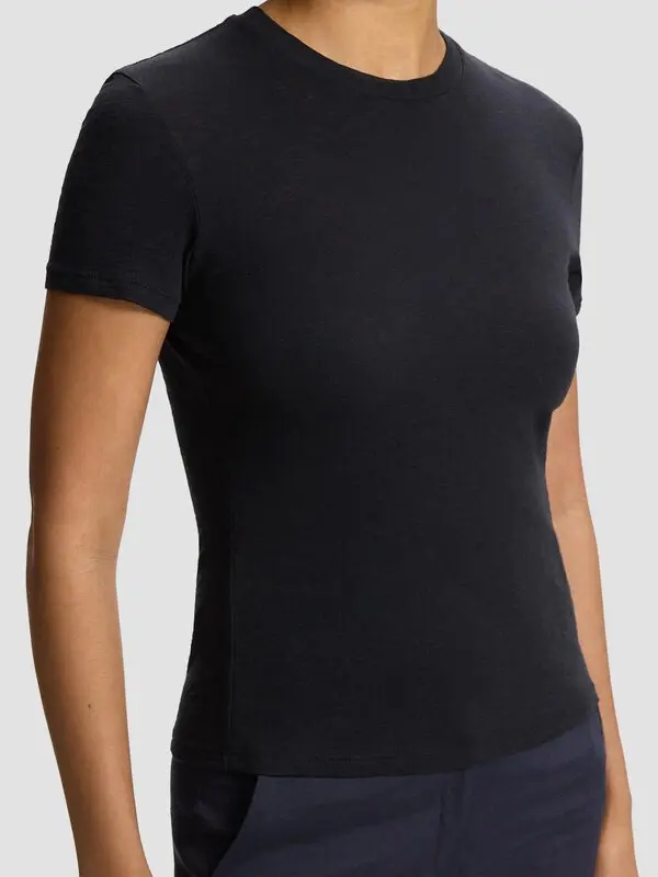 Theory Tiny Tee Fitted Cotton T-shirt