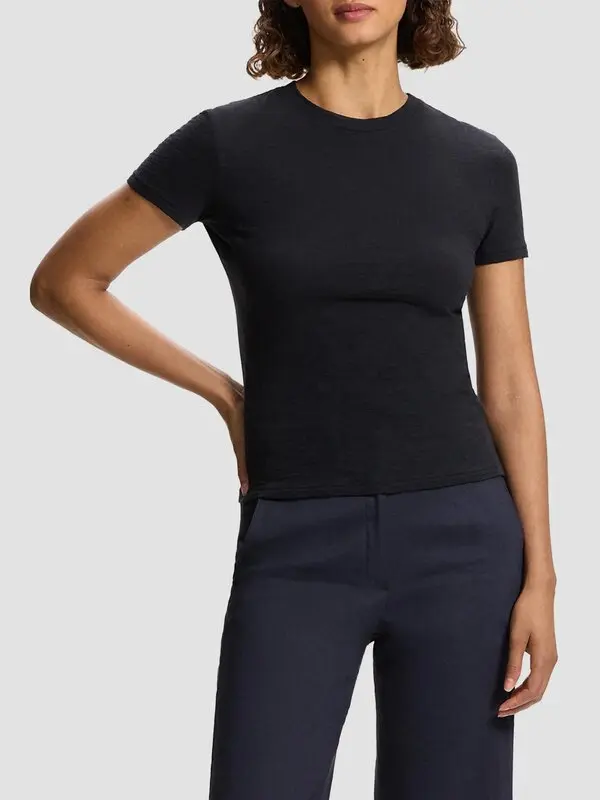 Theory Tiny Tee Fitted Cotton T-shirt
