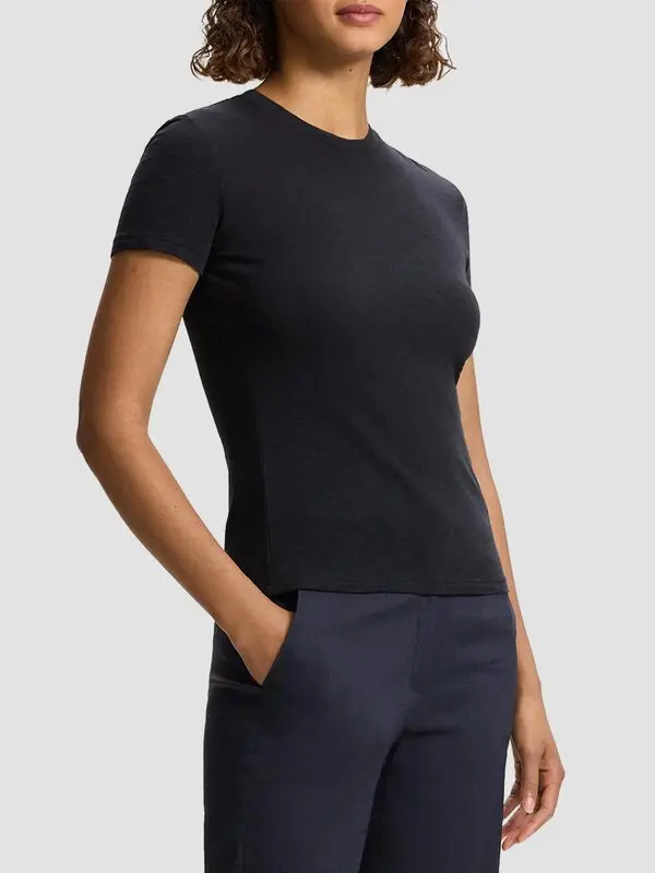 Theory Tiny Tee Fitted Cotton T-shirt