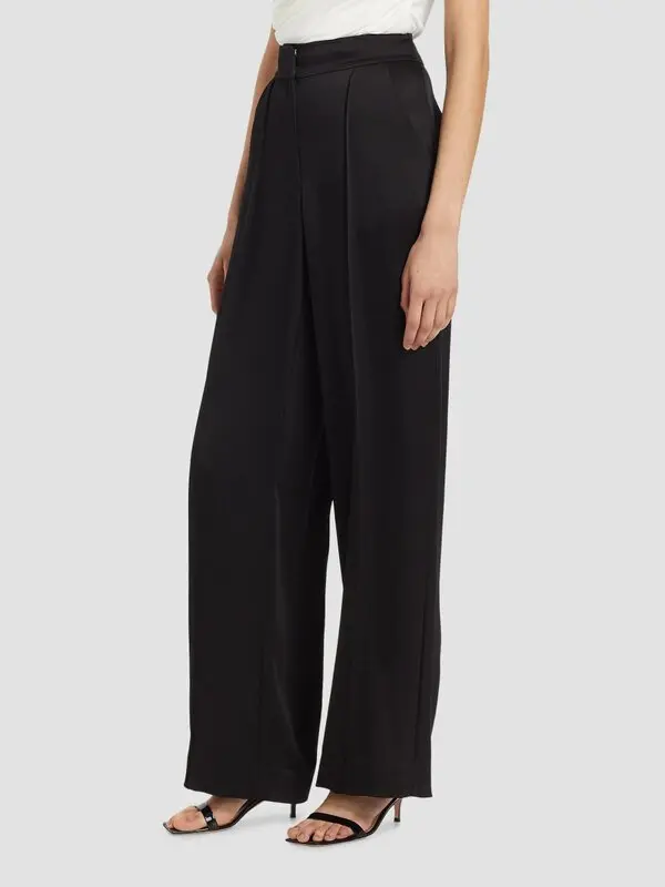 Simkhai Kyra Wide-leg Satin Pants