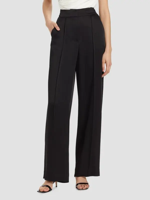 Simkhai Kyra Wide-leg Satin Pants