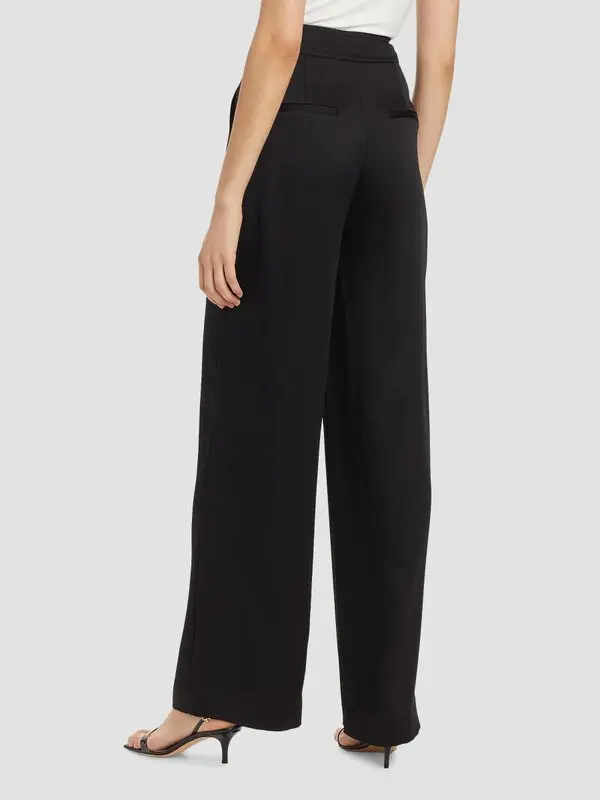 Simkhai Kyra Wide-leg Satin Pants