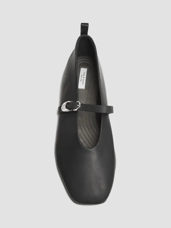 Rag & Bone Spire Leather Mary Jane Flats