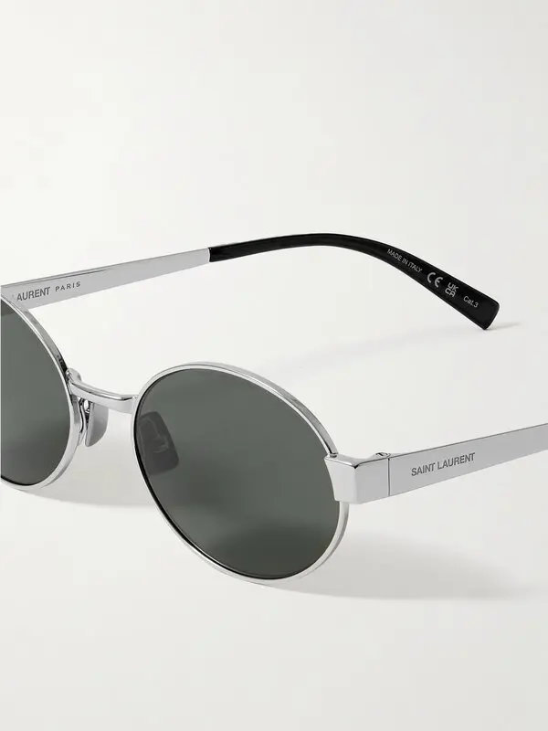 Saint Laurent - SAINT LAURENT Eyewear Oval-frame Sunglasses