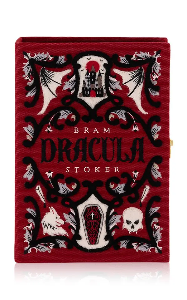 Olympia Le-Tan Dracula Castle Book Clutch Red Editorialist