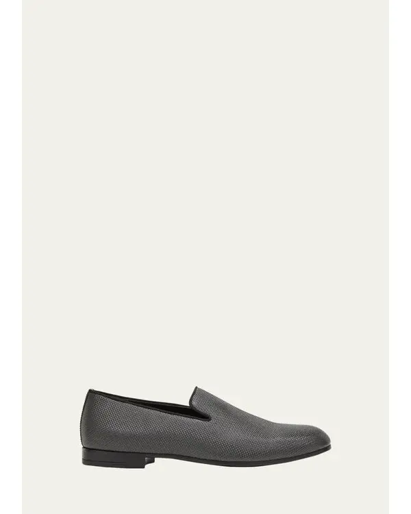 Giorgio Armani Leather Venetian Loafers