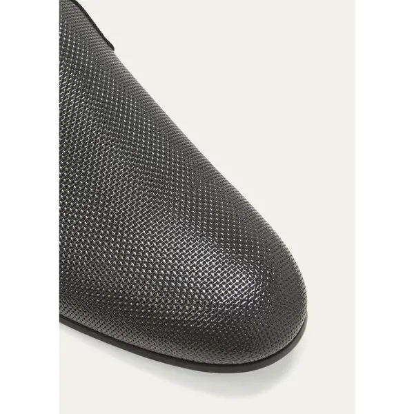Giorgio Armani Leather Venetian Loafers
