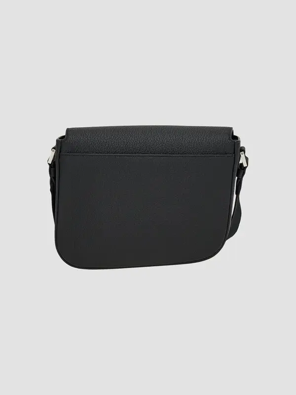 FERRAGAMO Fiamma Leather Shoulder Bag